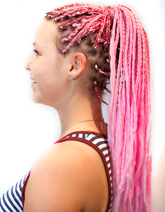 KANEKALON haj Sötét Pink AFROline | Póthaj fonáshoz | – AFROline shop